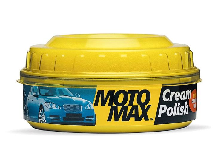 Pidilite Motomax Bike & Car Cream Polish (230 gm) with Carnuba Wax and ...