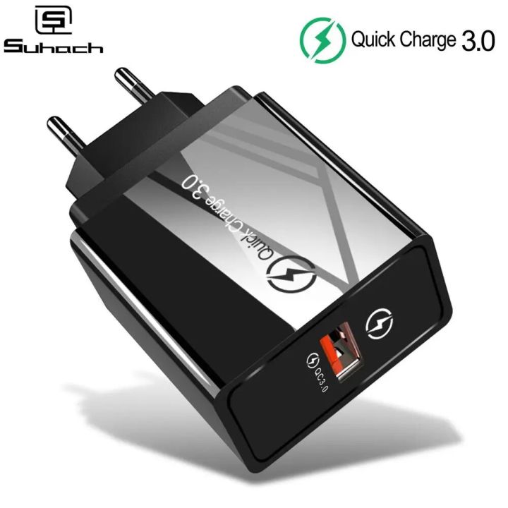 Suhach Usb Charge 18W Qualcomm Quick 3.0 4.0 Fast charger USB portable ...