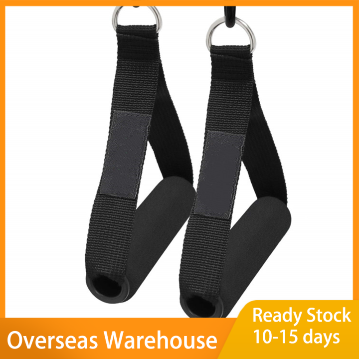 Ring Pull Rope Gym Handle Extra Wide Foam Grips for Fitness Crossfit ...