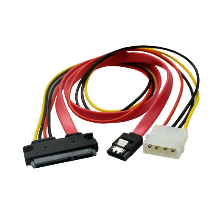 50cm 30cm Sata Combo 15 Pin Power And 7 Pin Data Cable 4 Pin Molex To ...