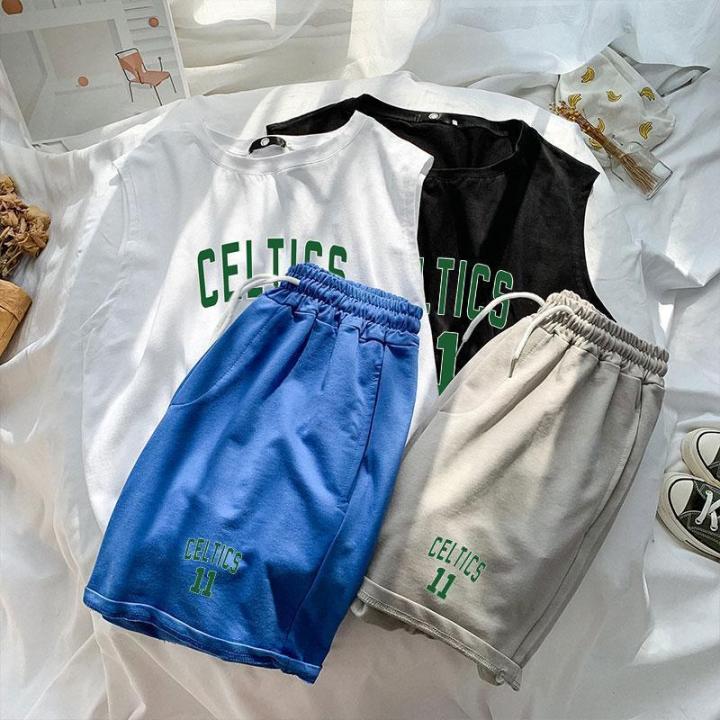 Summer Basketball Vest Comfortable Two-Piece Suit for Male Students 11 ...