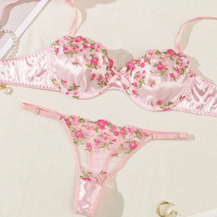 【New design】Summer Young Girls Floral Lingerie Hot Transparent Cheap ...
