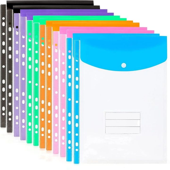 Paper Organizer Loose Leaf A4 Expandable Binder Pocket 11 Holes ...