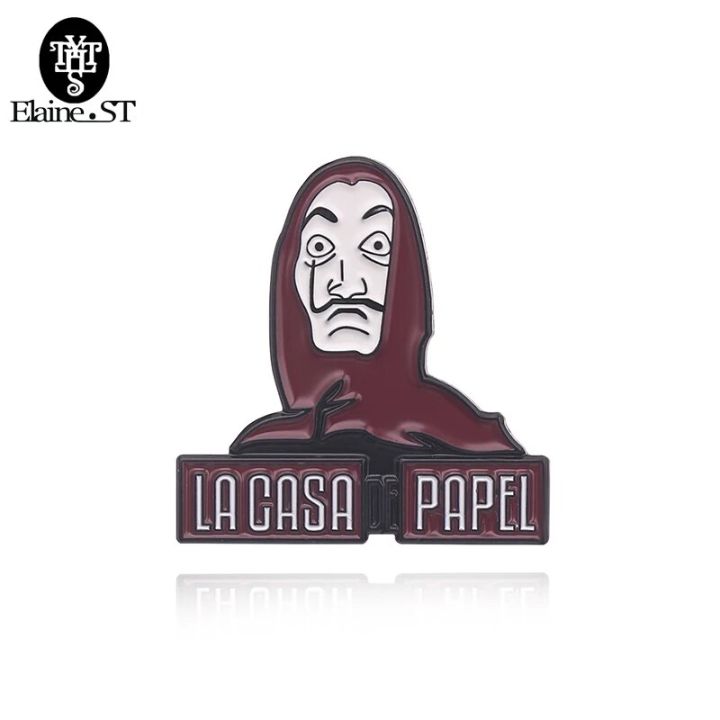 La Casa De Papel Badge Pins Brooch The House of Paper Money Heist ...