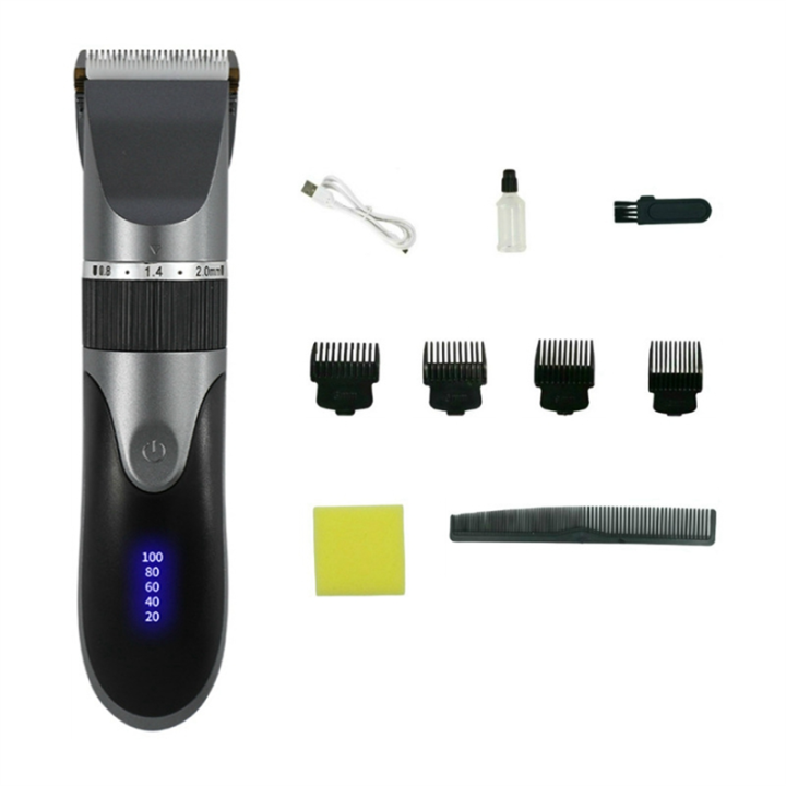 Electric Barber Hair Trimmers for Men Adults Kids Cordless Rechargeable ...