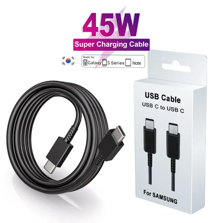 ltra N23 S22 Galaxy Type C Cable 45W US for Samsung B C to Samsung S24 ...