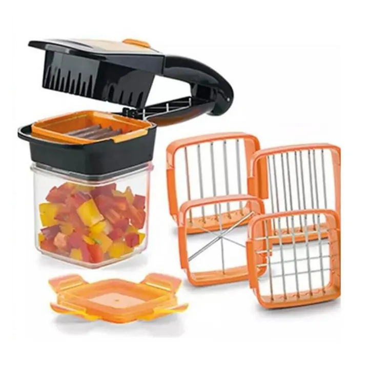 5-in-1 Multifunctional Vegetable and Fruit Chopper - Genius Nicer Dicer ...