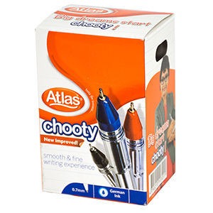 Atlas Chooty Blue / Black / Red - Pen Box ( 50 pens) | Daraz.lk