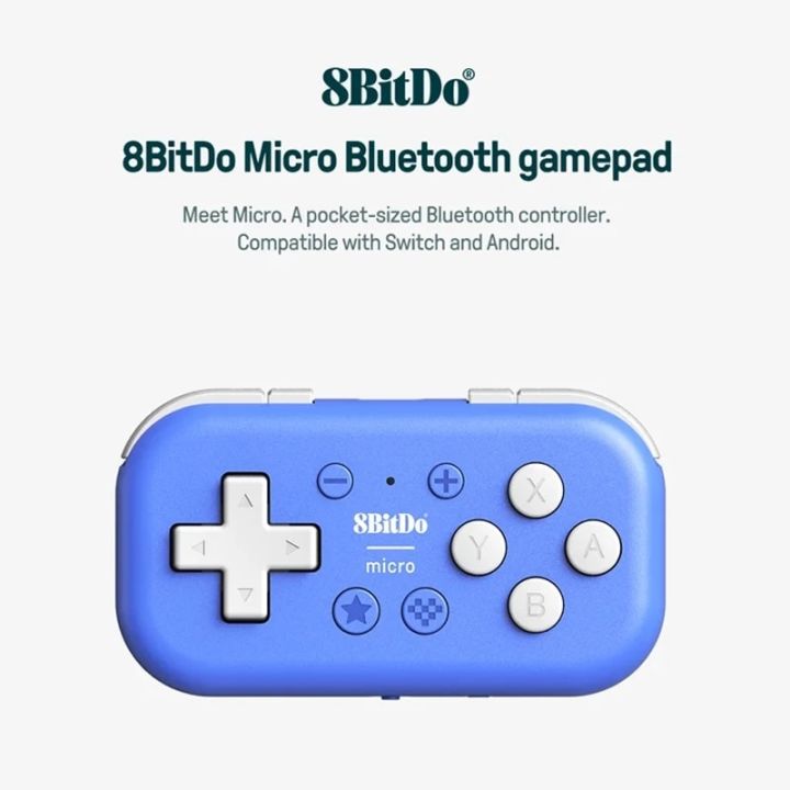 8BitDo Micro Controller Pocket-sized Mini Gamepad for Switch, Android ...