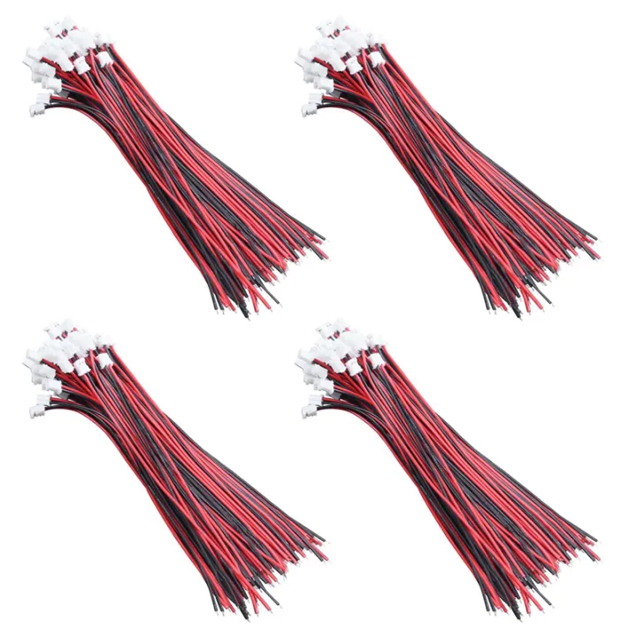 200Pcs Mini JST 2.0 2P Male Connector Wires Cables | Daraz.lk