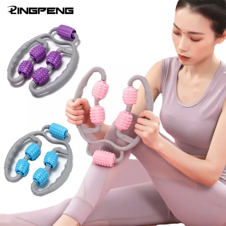 Massage Roller, Legs Muscle Massager, 5 Wheels Body Shaping Relaxation ...