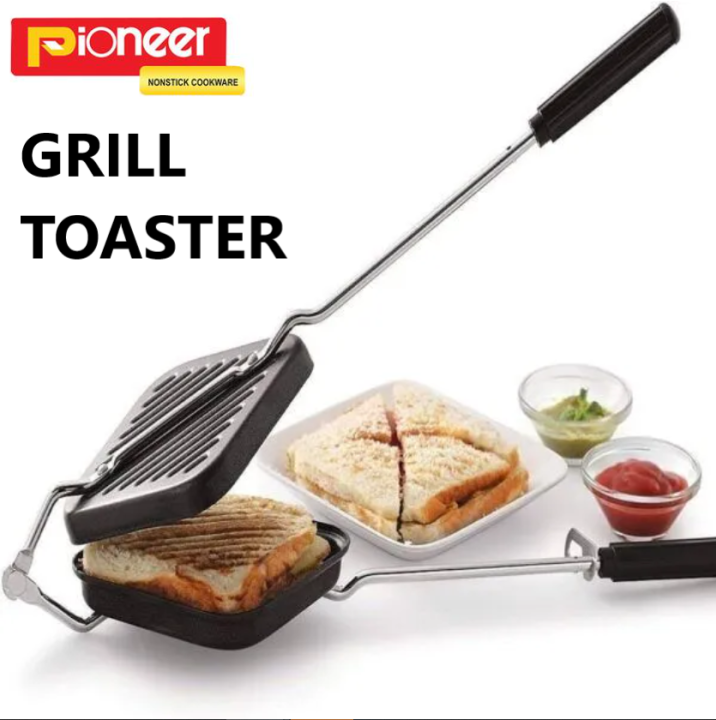 Pioneer Grill Toaster – Non-Stick Electric Sandwich Maker for Toasting ...