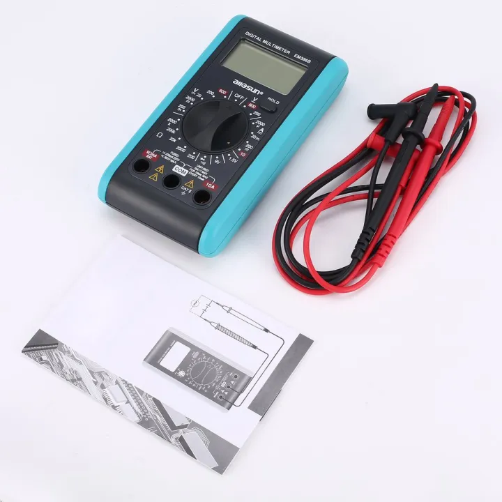 EM386B Digital Multimeter Vici DC/AC Volt Amp Diode Mini Multitester ...