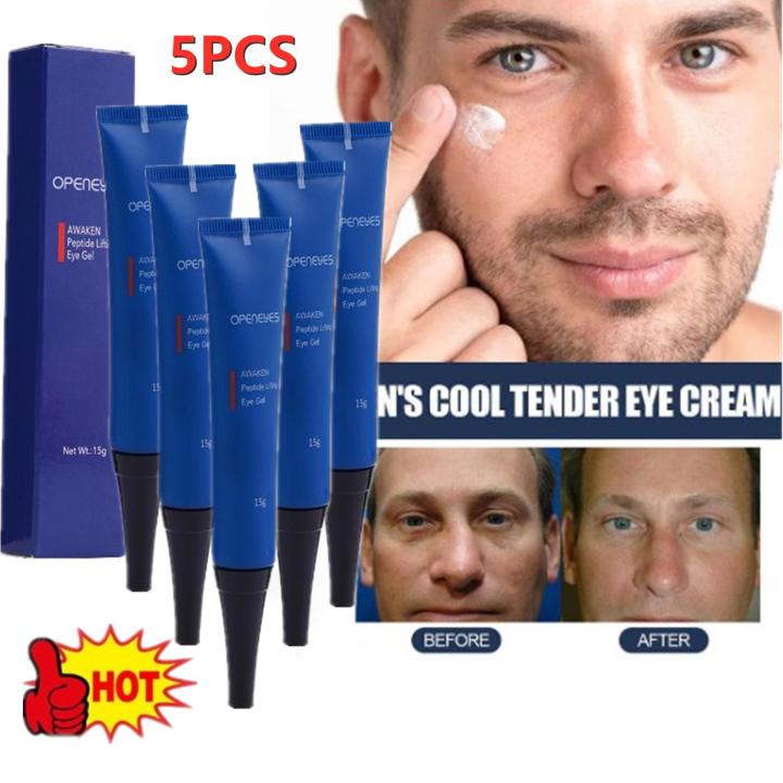 5PC Openeye Awaken Peptide Lifting Eye Gel Men Eye Cream Moisturizing ...