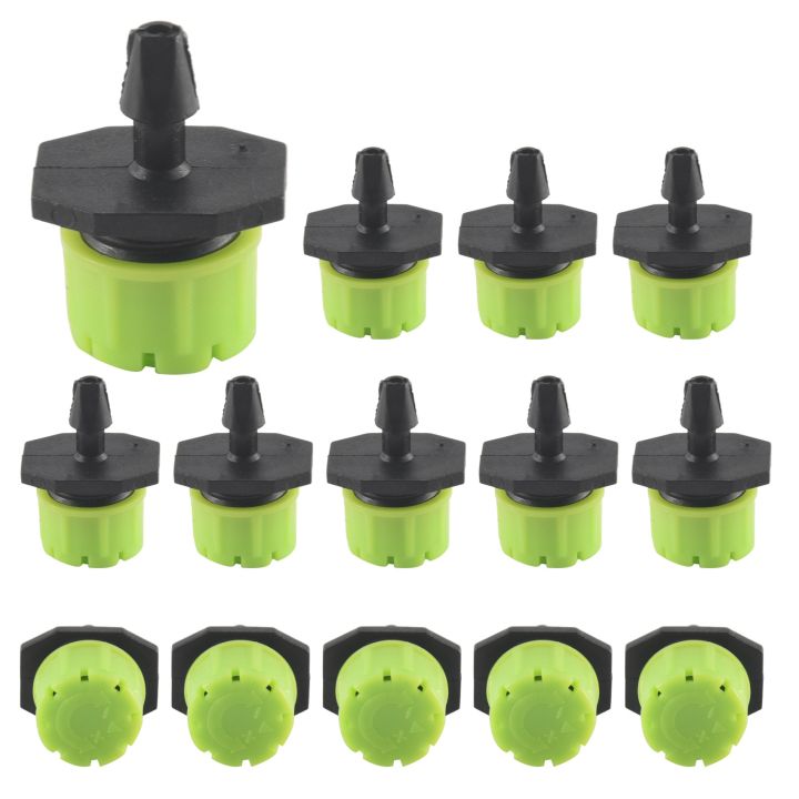 100Pcs 1/4Inch Adjustable Drip Irrigation System Watering Sprinklers ...