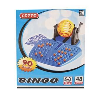 Bingo Lotto Game Set - 90 Balls, 48 Bingo Cards, and 80 Chips ...
