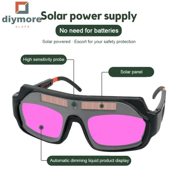 diymore slope Welding Glasses Optical Clarity Welding Goggle Protective ...