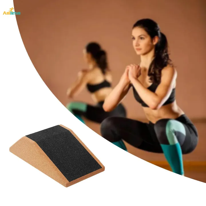 Cork Squat Wedge Block for Pilates Workout Heel Elevated Squats | Daraz.lk
