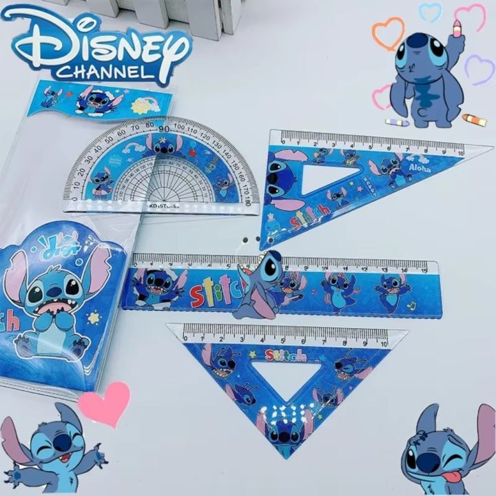 4pcs New Interstellar Baby Stitch Ruler Set Anime Measuring Tool ...