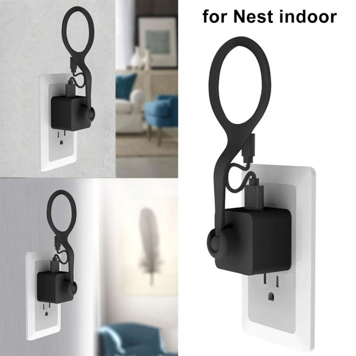 Wall Ac Outlet Mount For Nest Cam Indoor Security Camera Degree Plug ...