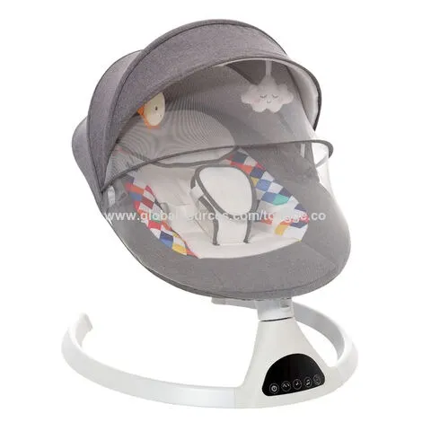 Customized services Electric baby bassinet 5 rocking speeds Bluetooth ...