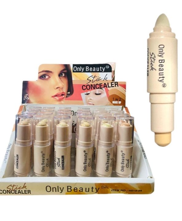 Only Beauty 2 in 1 stick concealer Waterproof ( Free Blender Sponge ...