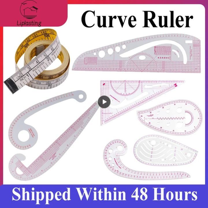 Multifunction Curve Ruler Soft Patchwork Ruler Measure Tailor Drawing ...