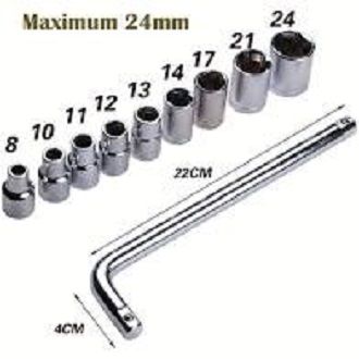 Socket Wrench 10pcs Set | Daraz.lk