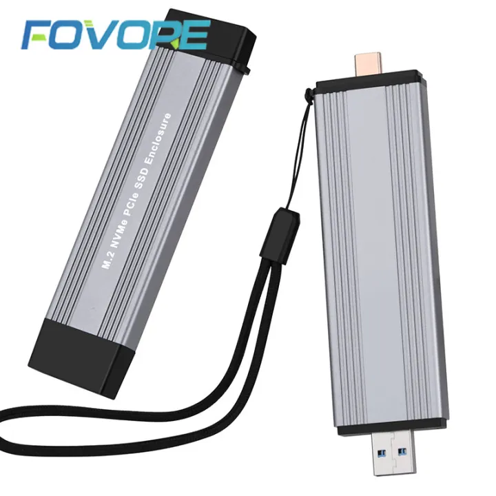 Portable M.2 NVME SSD Case with USB3.2 Gen 2 Type-C for Fast Data ...