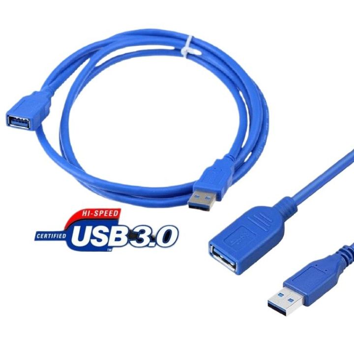 USB Extension 1.5M/ 3M/ 5M/ 10M 3.0 Blue Cable | Daraz.lk