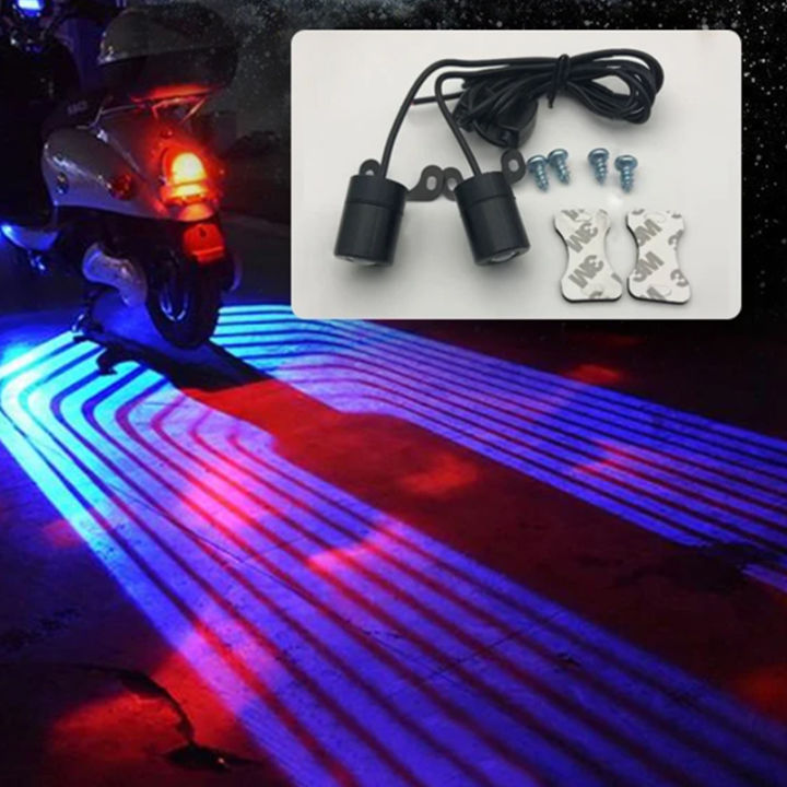 Motorcycle LED Lamps Welcome Door Courtesy Light With Projector Angels ...