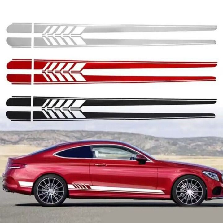New PVC Car Stickers Waterproof Removable Line Decals Self-adhesive Car ...