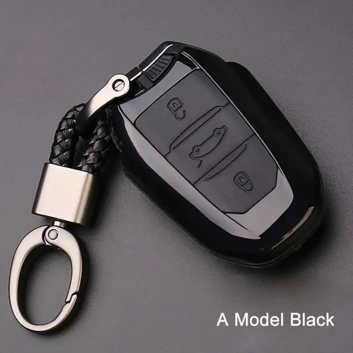 【wenfangdianpu】Carbon Fiber Car key for peugeot Citroen CACTUS C5 C3 C6 ...