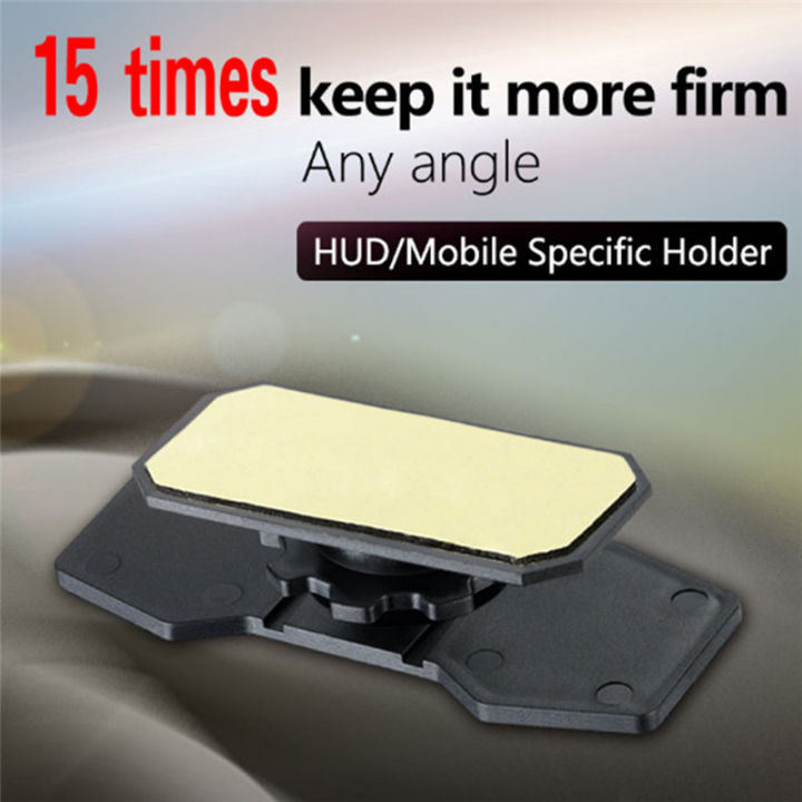 Flexible Rotation Holder Car Hud Up Display Bracket Phone Holder - Work ...
