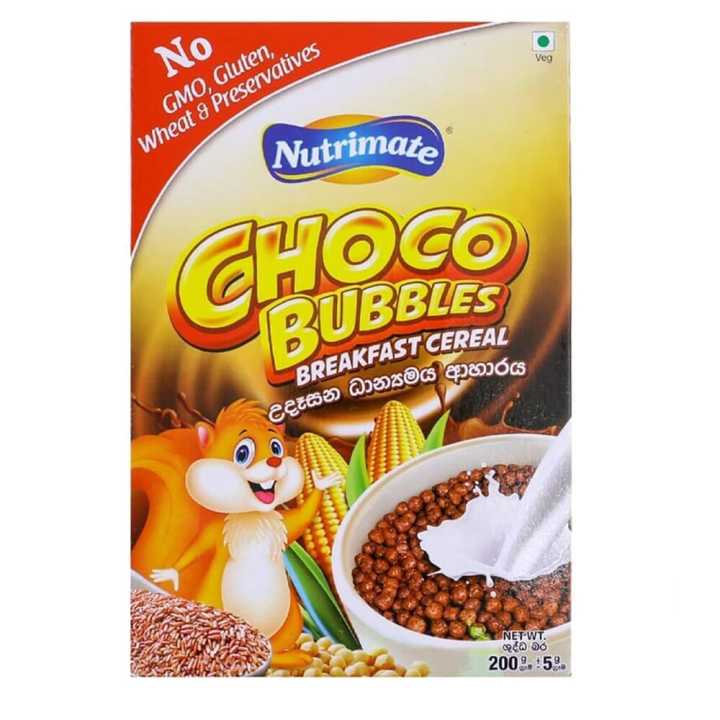 Nutrimate Choco Bubbles 200 g | Daraz.lk