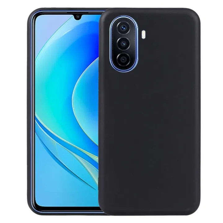 Ultra Thin Black Colour Back Cover Case For Huawei nova Y70 | Daraz.lk