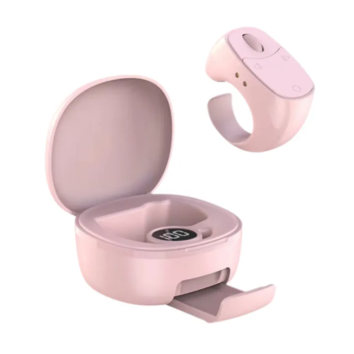 Bluetooth Wireless Mouse Smart Fingertip Ring Remote Control Roller ...