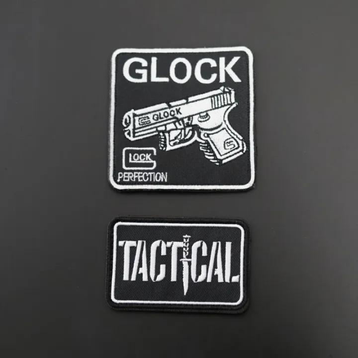 Tactical Morale Badge Personalized Patch GLOCK Creative Outdoor Backpack Stickers Embroidery ...