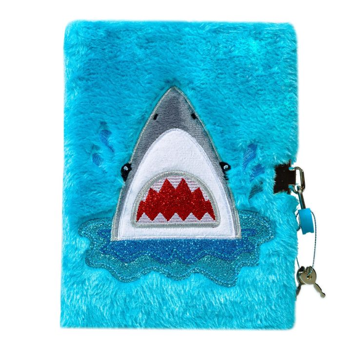dairy books for girls Diary for Boys with Lock and Keys, Cute Shark ...