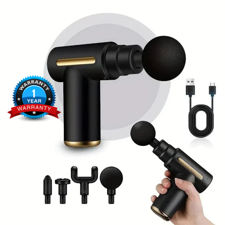 Mini Massage Gun, Muscle Massager, Portable Handheld Massager with 6 ...