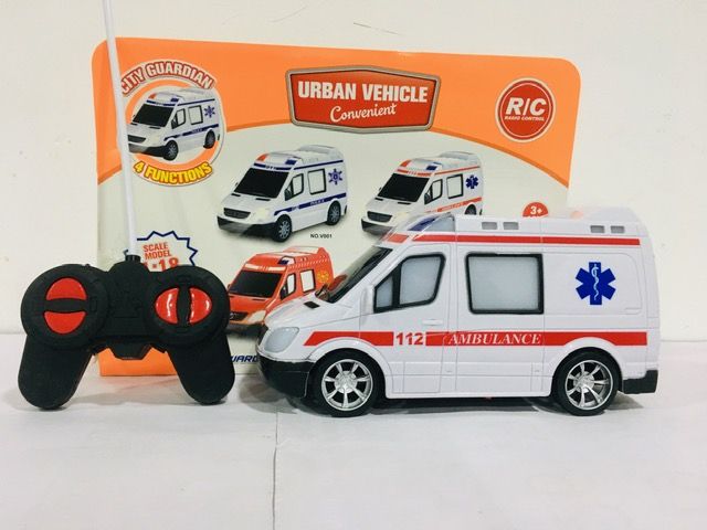 Remote Control Ambulance Van For Kids Full Function With Colourful ...