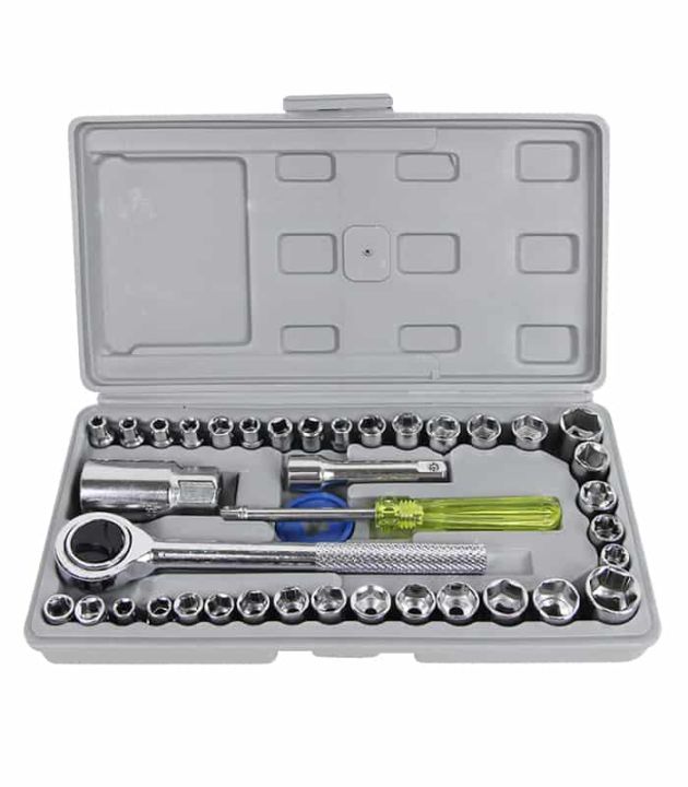 Aiwa 40 Piece Combination Socket Wrench Tool Set.. | Daraz.lk