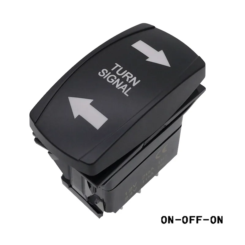 Turn Signal Toggle Switch VOZINMOST 12V 4Pin Turn Signal Rocker Switch