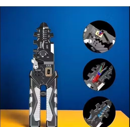 25-in-1 Wire Stripper, Multifunctional Wire Stripping Tool Groove Plier ...