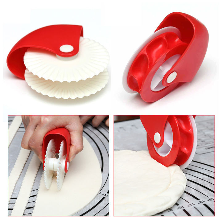 1 Set Pastry Cutting Wheel Non-stick Anti-slip Heat-resistant Sharp ...