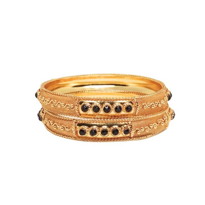 Bangles - Black Color Stones | Daraz.lk