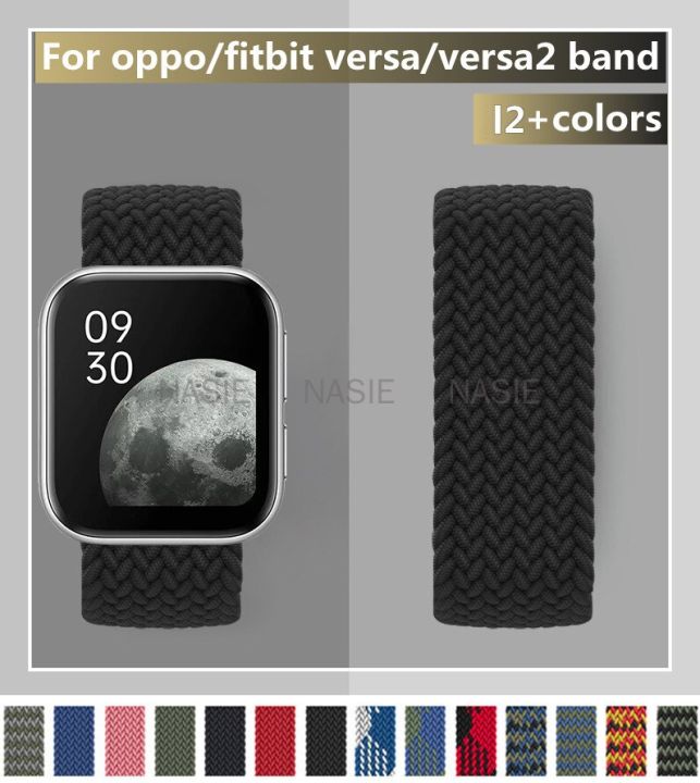 For correa oppo watch strap 46mm band 41mm strap Braided Solo Loop ...