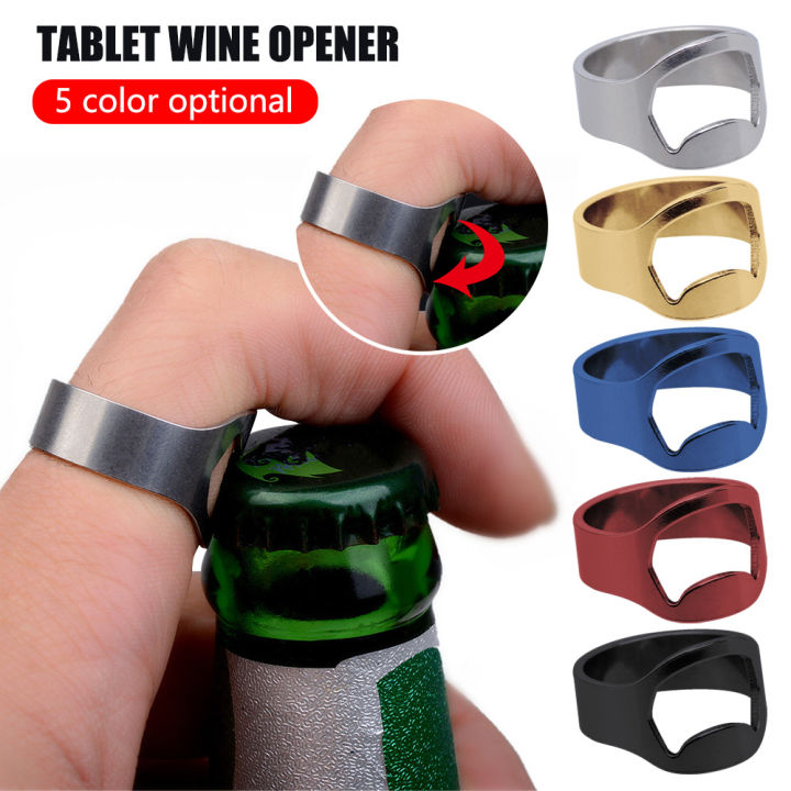 22mm Portable Mini Ring Bottle Opener Stainless Steel Finger Ring-Shape ...