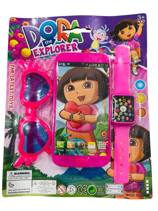 Girl Toy Phone with Sunglass and Watch Toy Phone for Kids Gift for Kids ...