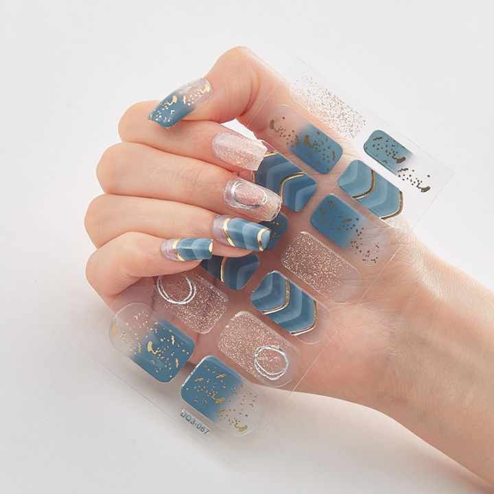 Four Sorts 0f Nail Stickers Creative Nail Adhesive Nail Wraps DIY Nail ...